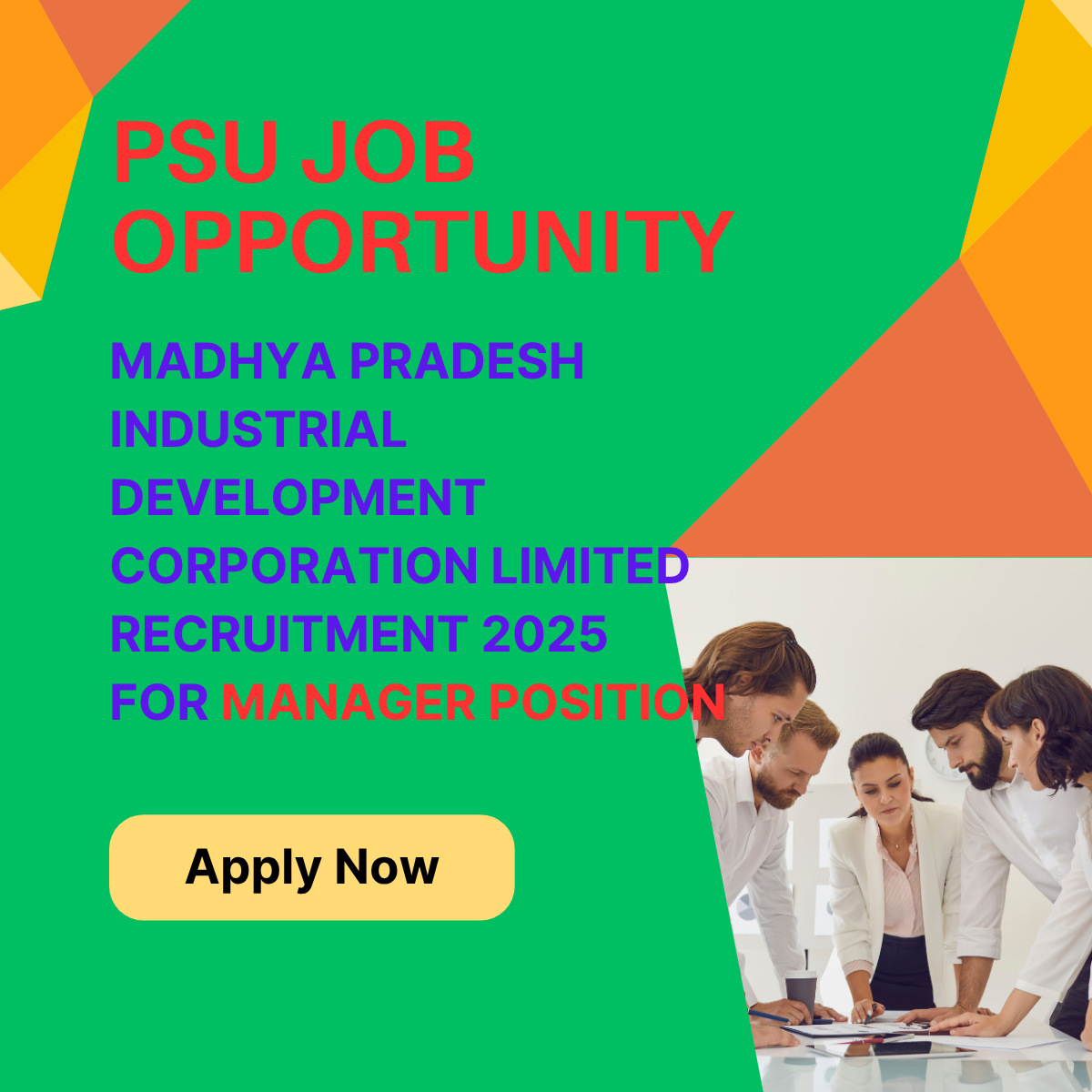 Madhya Pradesh Industrial Development Corporation Limited Recruitment ...