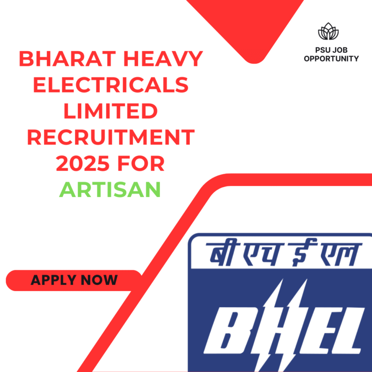 Bharat Heavy Electrical Limited Artisan Recruitment 2025: Total 515 ...