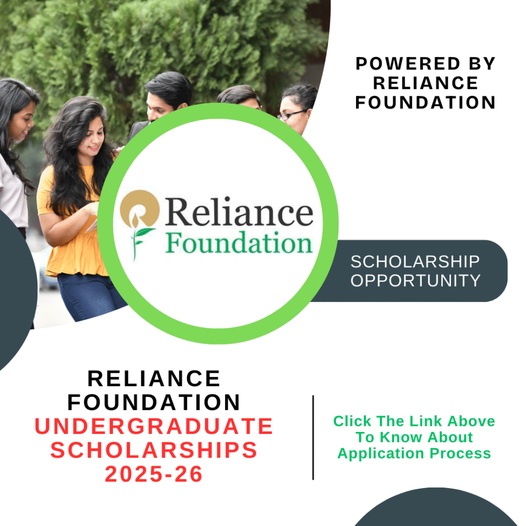 Reliance Foundation Postgraduate Scholarships 2025-26: Scholarship ...