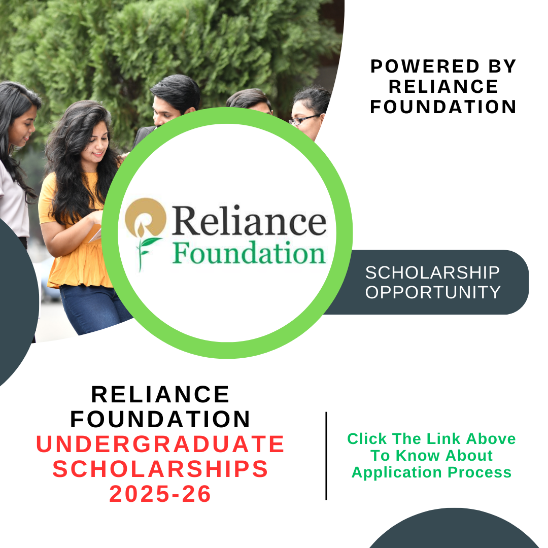 Reliance Foundation Undergraduate Scholarships 2025-26: Scholarship Amount, Eligibility Criteria ...