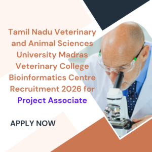 Tamil Nadu Veterinary and Animal Sciences University Madras Veterinary ...